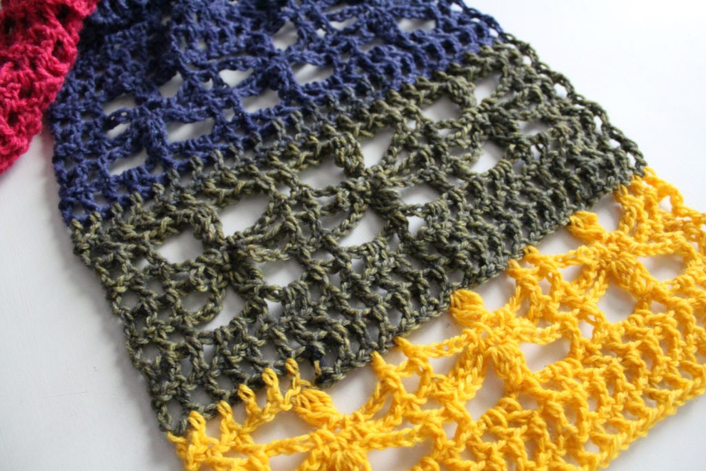 The Webster Mandala Scarf with a FREE Crochet Pattern! - Yarn Hook Needles